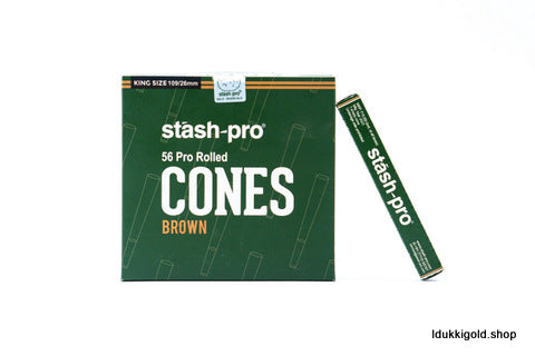 Stash pro King Size Pre roll cone brown – Black Label