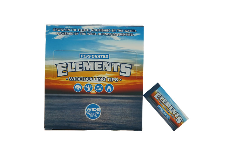 ELEMENTS TIPS WIDE PERFORATED, 50 leaves/booklet – Black Label