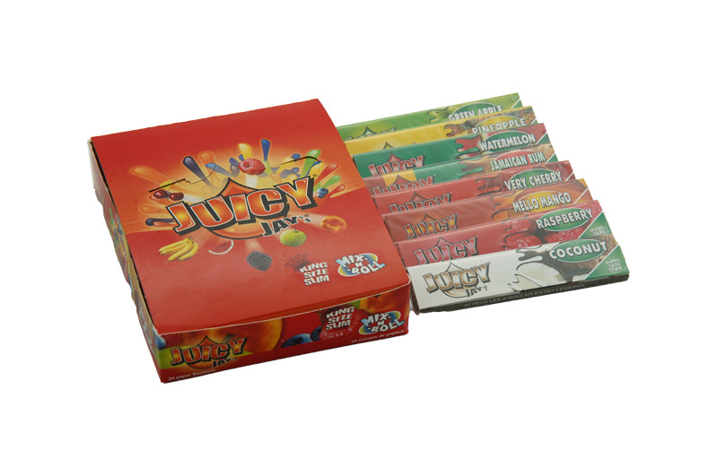 Juicy Jay KS Slim #32 Leaves - Assorted – Black Label